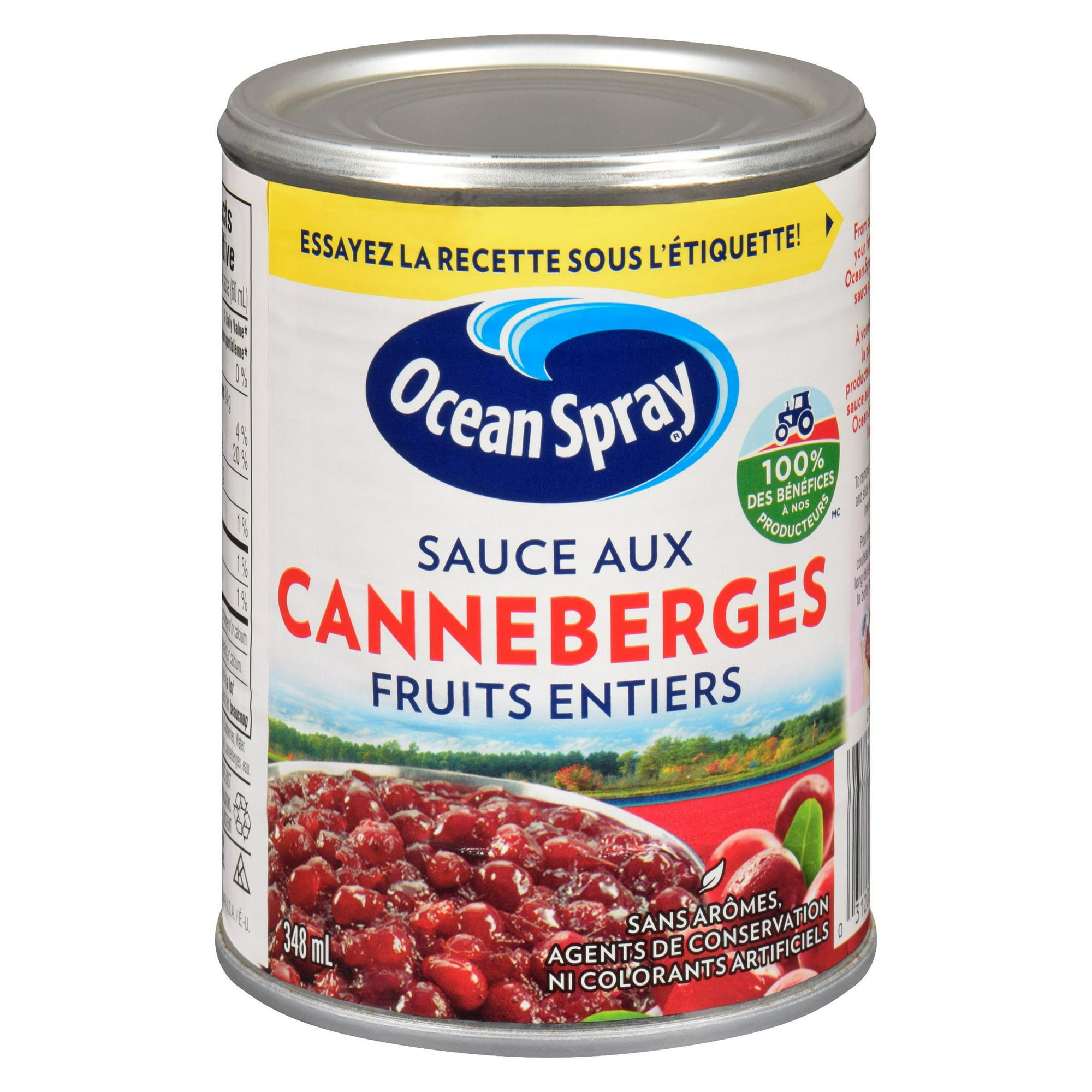 Ocean Spray Cranberry Sauce Label