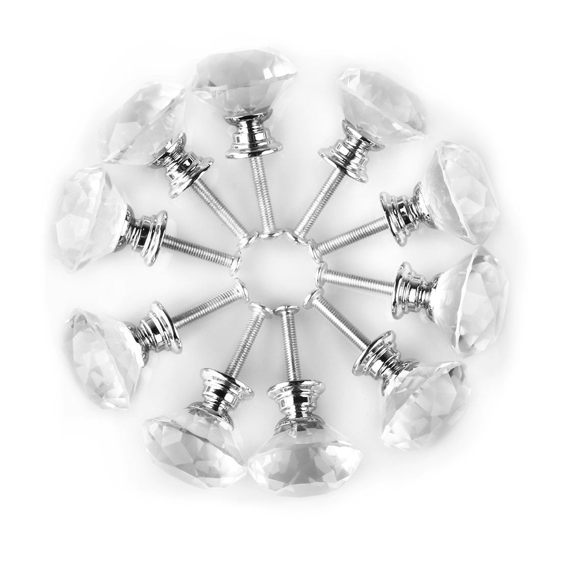 Click here for Unique Bargains 10/20/30/40 Pcs 30mm Diamond Cryst... prices