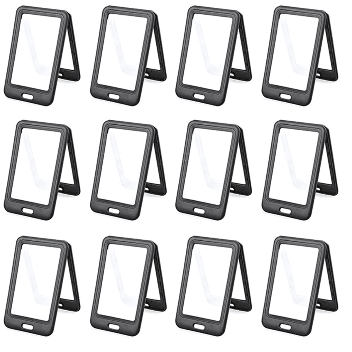 Click here for Unbranded 12pcs Black Id Badge Holder With Double-... prices