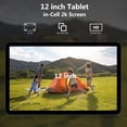 Tablet 12 inch Android 14 12/16GB RAM+256GB ROM 8000mAh 5G WIFI 8Core ...