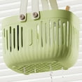 Hand Carry Shower Basket - Portable Bath Caddy with Drainage, Green ...