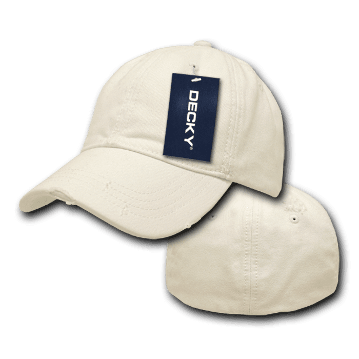 DECKY Fitted Vintage Washed Polo Hats Hat Caps Cap For Men Women Cream ...