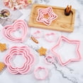18pcs 3 Style Plastic Cookie Cutters Polymer Clay Cutters Heart Clay ...
