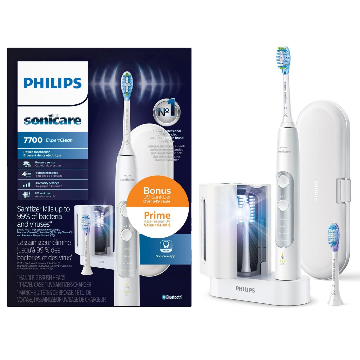 Click here for Philips Sonicare Expertclean 7700 Rechargeable Ele... prices