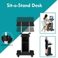Walsunny Portable Workstation: Adjustable & Portable Laptop Cart on ...
