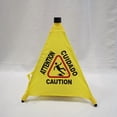 3X Caution Wet Floor Sign, Slippery When Wet Pops Up Sign, Wall Mounted ...