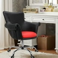 Magshion Deluxe Leather Office Desk Chair Bar stool Beauty Nail Salon ...