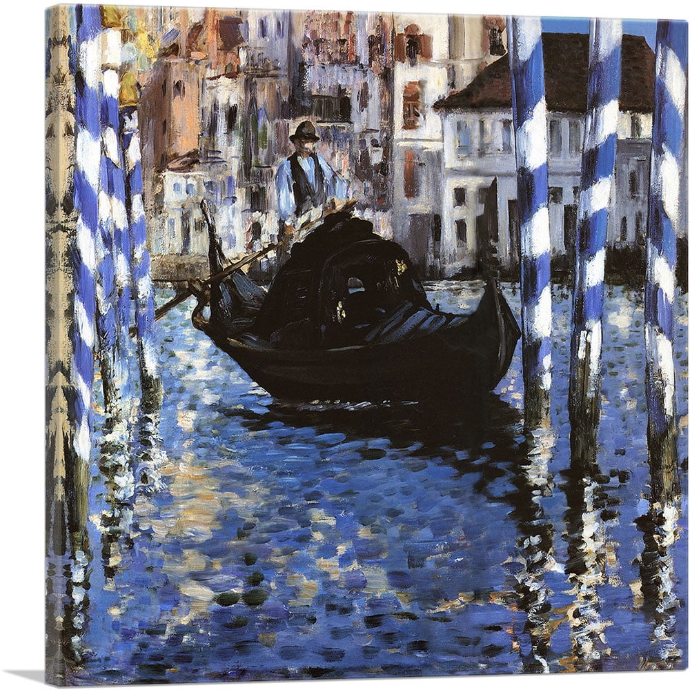 ARTCANVAS The Grand Canal Of Venice 1875 Canvas Art Print by Edouard ...