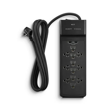 NXT Technologies 6-Outlet Surge Protector 8ft Cord 900 Joules NX54314 ...