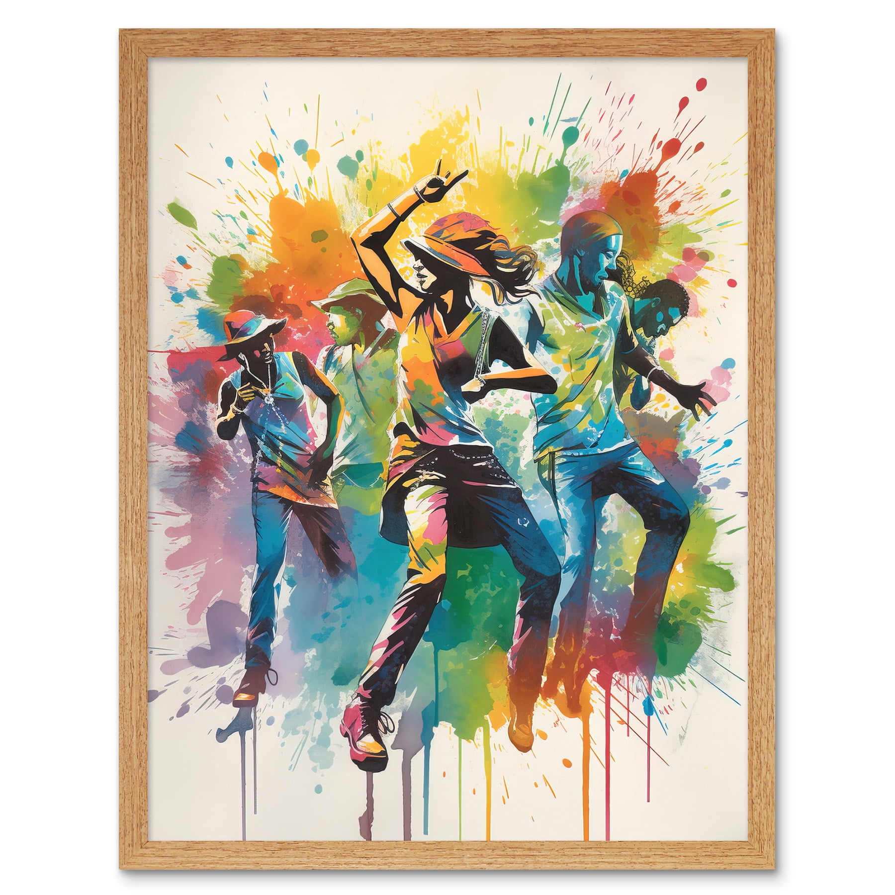 Rainbow Rhythm Dance Festival of Colour Dancers Dancing to Music Modern ...