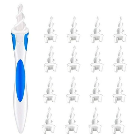 Ear Wax Remover Safe Q-grips Ear Wax Removal Tool Soft Silicone Spiral ...