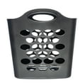 Mainstays Flexible Plastic Laundry Basket, Rich Black, 6 Pack - Walmart.com