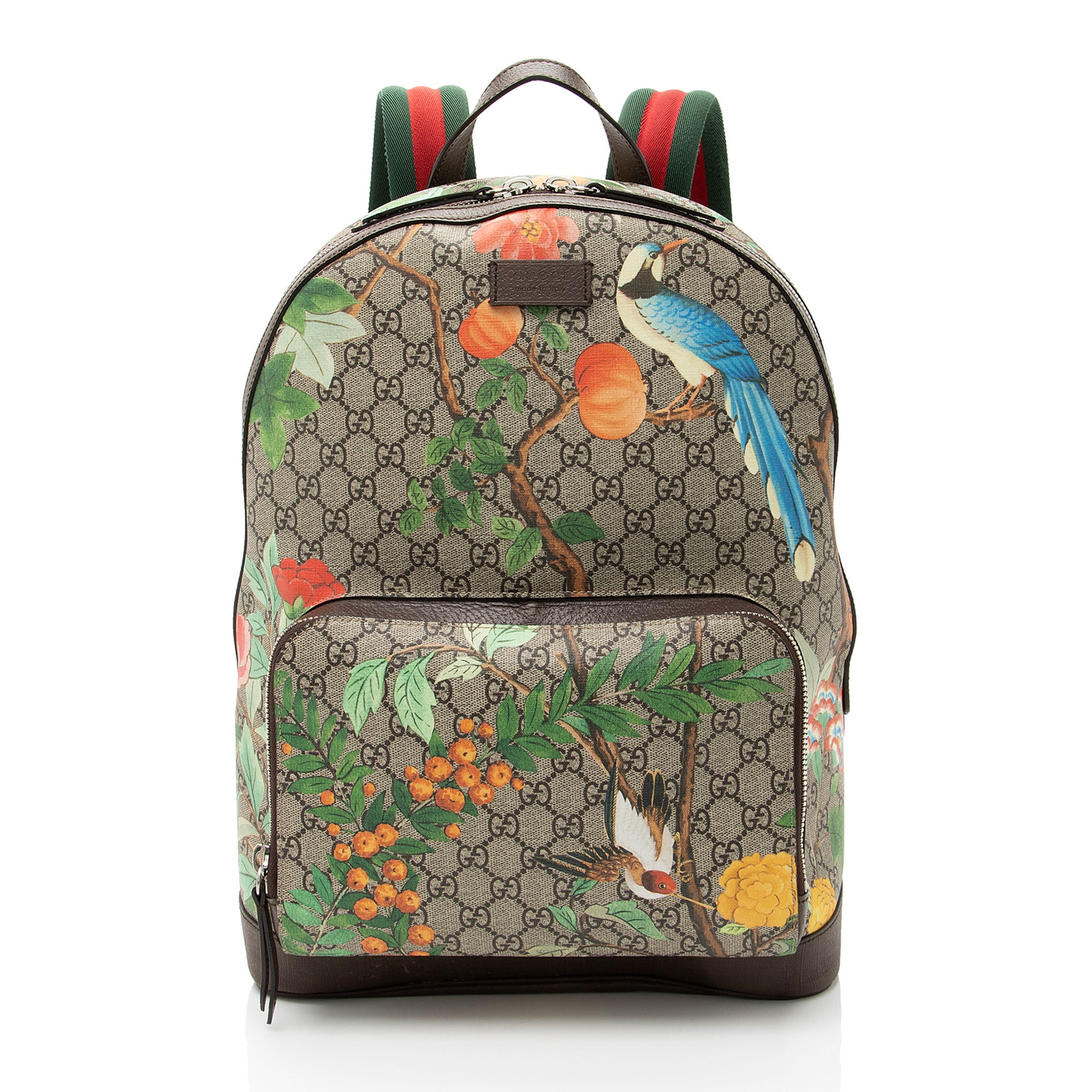 Pre-Owned Gucci GG Supreme Tian Day Medium Backpack - Walmart.com