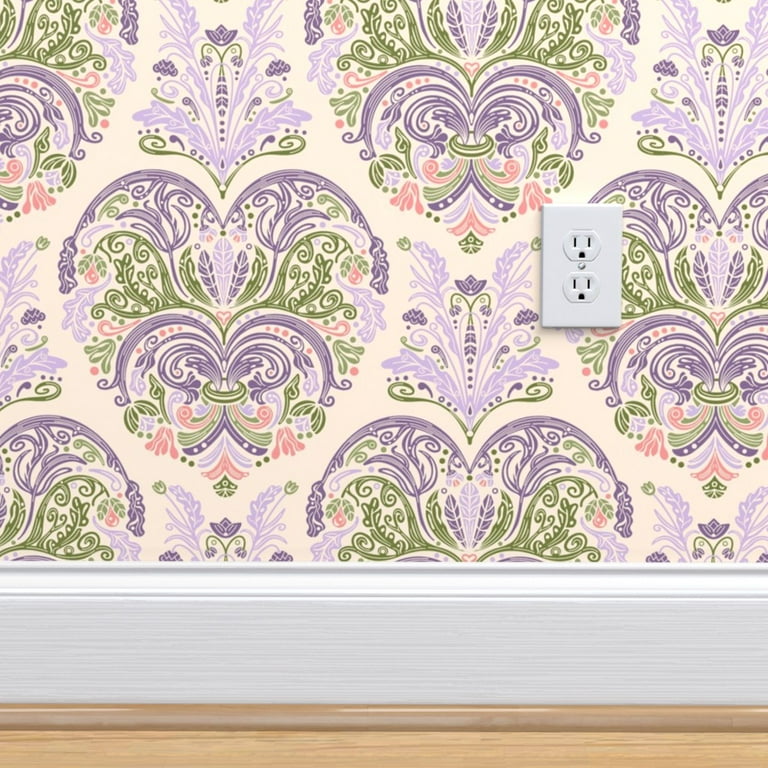 Pink Rococo Wallpaper