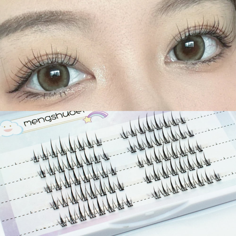 Grafted Fake Eyelashes for Women DIY Fluffy Effect Lightweight ...