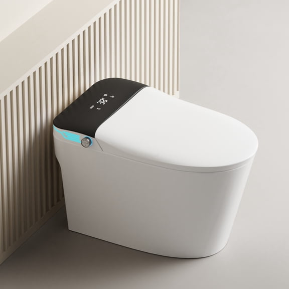 BCANHOME Smart Toilet with Built-in Bidet,Tankless One-piece Bidet ...
