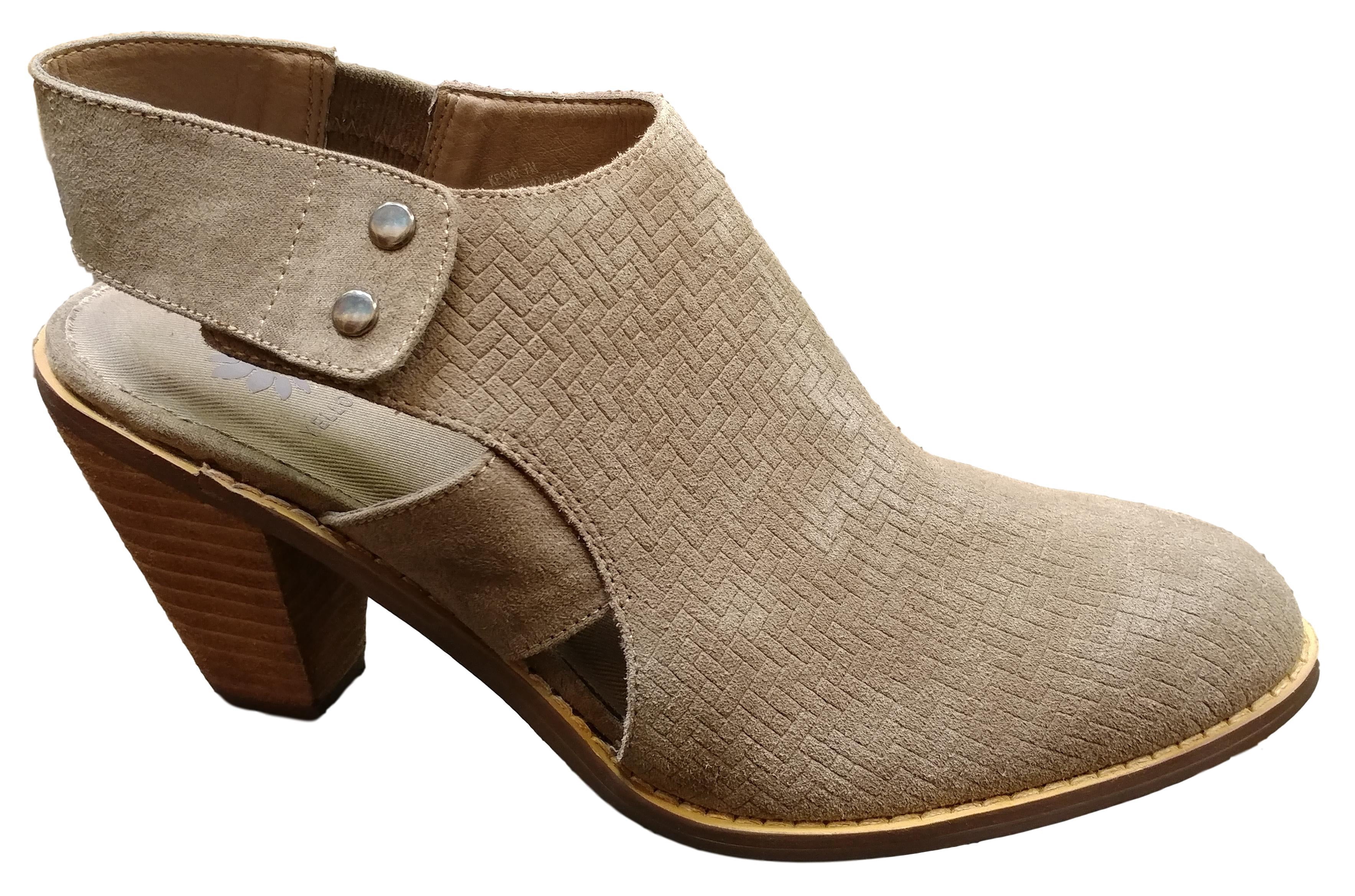 Yellow Box Women's Kenny Taupe Leather Slingback Fashion Heel Size: 9 ...