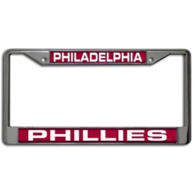 Philadelphia Phillies License Plate Frame Laser Cut Chrome - Walmart.com