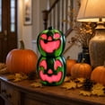 Liamobondopolis Summer Halloween Watermelon Pumpkin 10 Inch Stacked ...