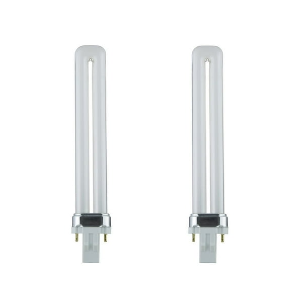 PL13/SP41K 13-Watt Compact Fluorescent Plug-In 2-Pin Light Bulb, 4100K ...