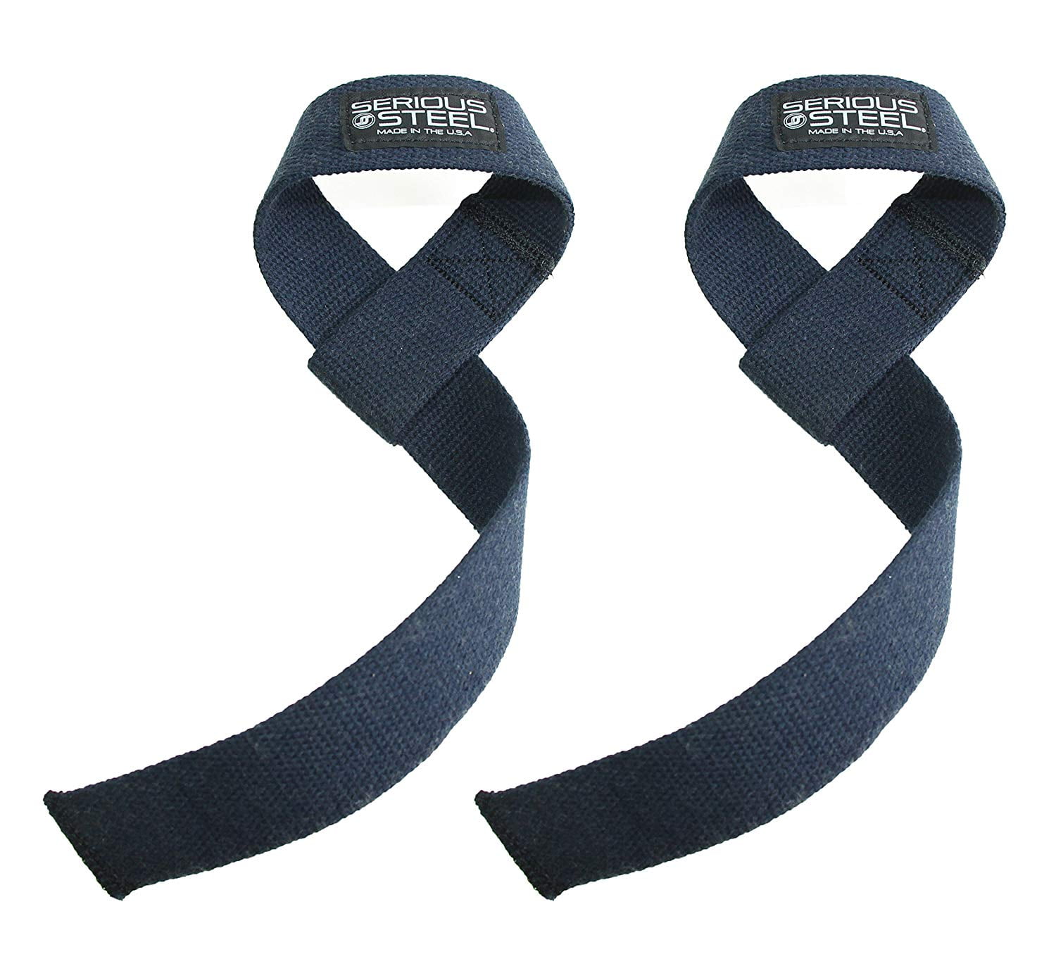 Serious Steel Fitness Deluxe Adjustable 21" Lifting Straps - Walmart.com