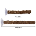 2PCS Parrots Standing Perch For Chewing And Beak Trimming Suction Cup ...