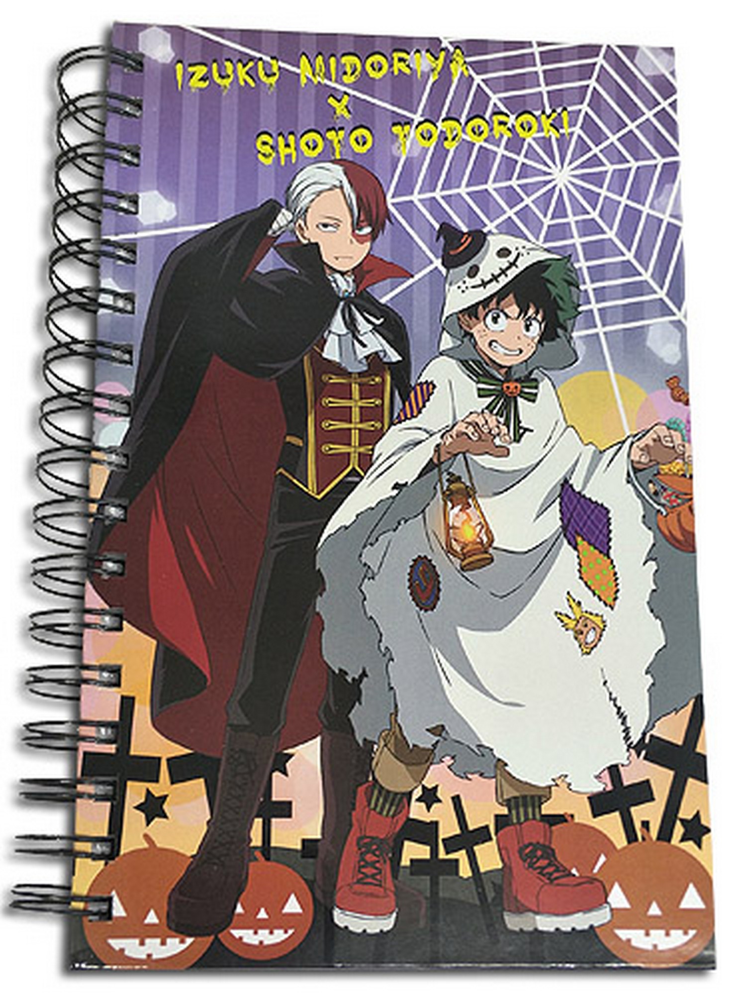 My Hero Academia- Todoroki & Midoriya Halloween Notebook - Walmart.com