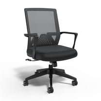 Staples Carder Ergonomic Office Chair, Black Mesh Back, Height ...