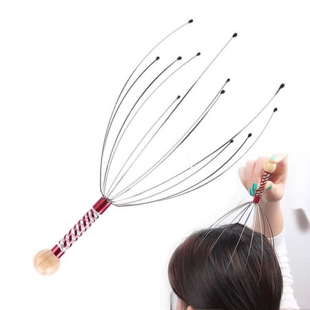 2 Pieces Head Scratcher Octopus Shape Claws Manual Spider Stainless ...