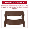 HECASA 2-Step Universal Hot Tub/Spa Step, Outdoor & Indoor, Slip ...