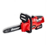 Bauer 20V Cordless Chainsaw 10" Bar, Battery-Powered Brushless (Tool ...