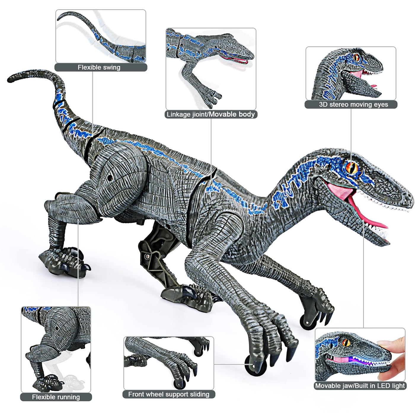 Buy Remote Control Dinosaur Toys, Walking Robot Dinosaurs Toy with ...