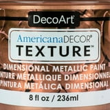 6 Pack: DecoArt® Americana Décor® Texture™ Dimensional Metallic Paint ...