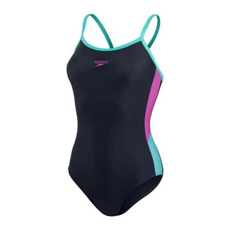 Speedo Womens Endurance Dive Muscleback Thin Strap One Piece Swimsuit ...
