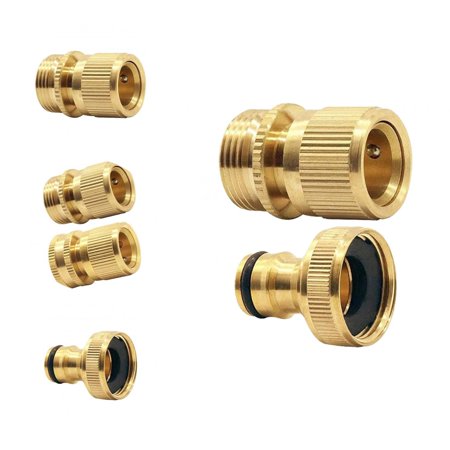 2Pcs Hose Connectors High Durability Rust-proof Copper Male Female ...