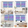 Butterfly and Blue Purple Pattern Blackout Curtains,Triple Weaved ...