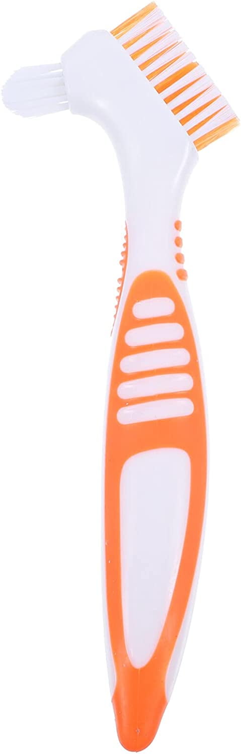 Denture Cleaning Brush Double Sided Denture Toothbrush Deep Clean Brush ...