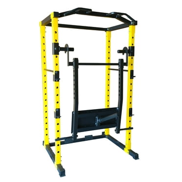 HulkFit Multi-Function Power Cage Rack Crossfit Attachments, J-Hooks ...