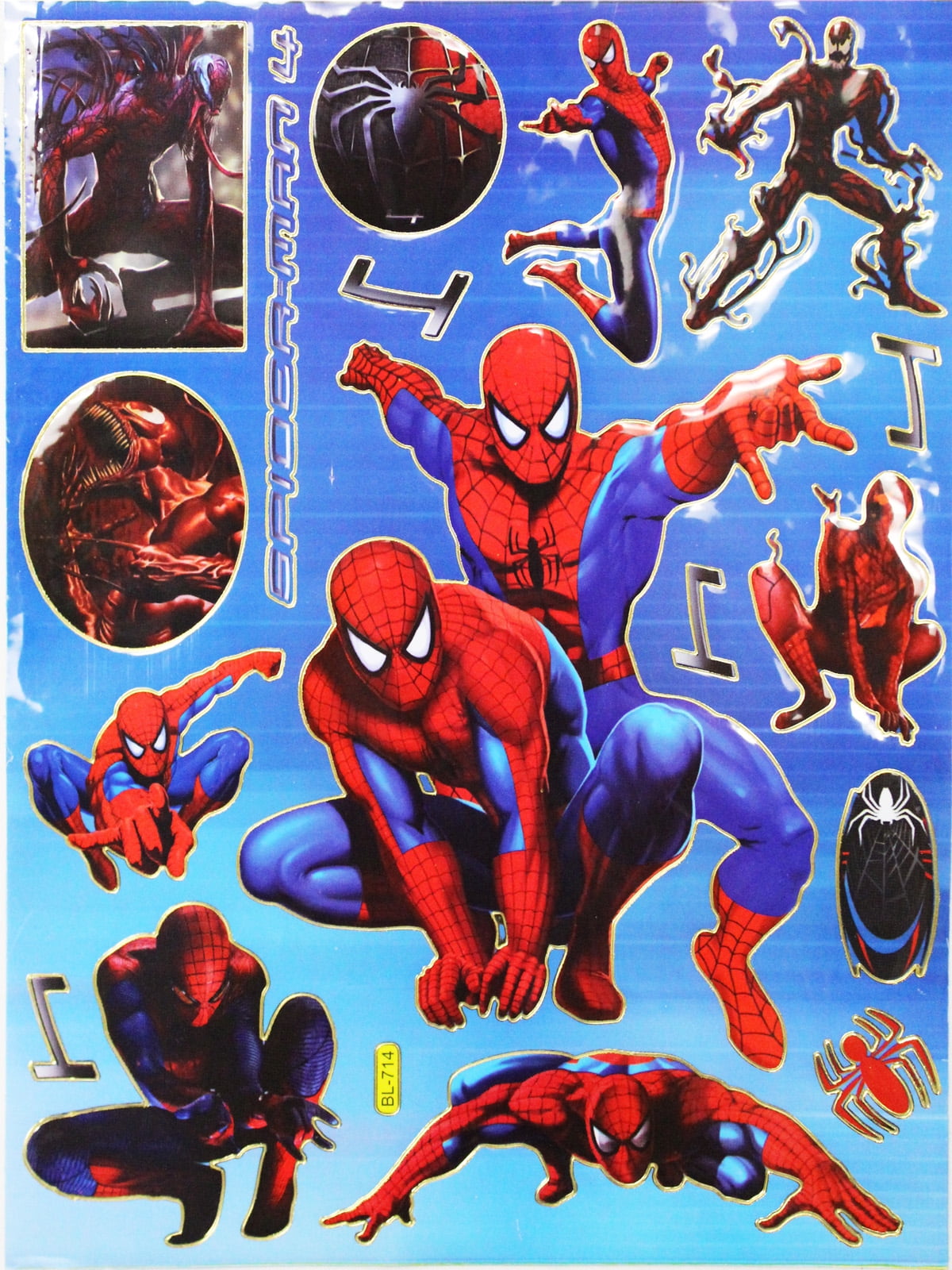 Papercraft Sticker trend Custom stickers 3 Spider man Laptop stickers ...