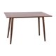 Flash Furniture Hatfield Collection Midcentury Dining Table, Dark ...