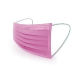 Disposable Face Masks 3-Ply Individually Wrapped , 50ct - Light Pink ...