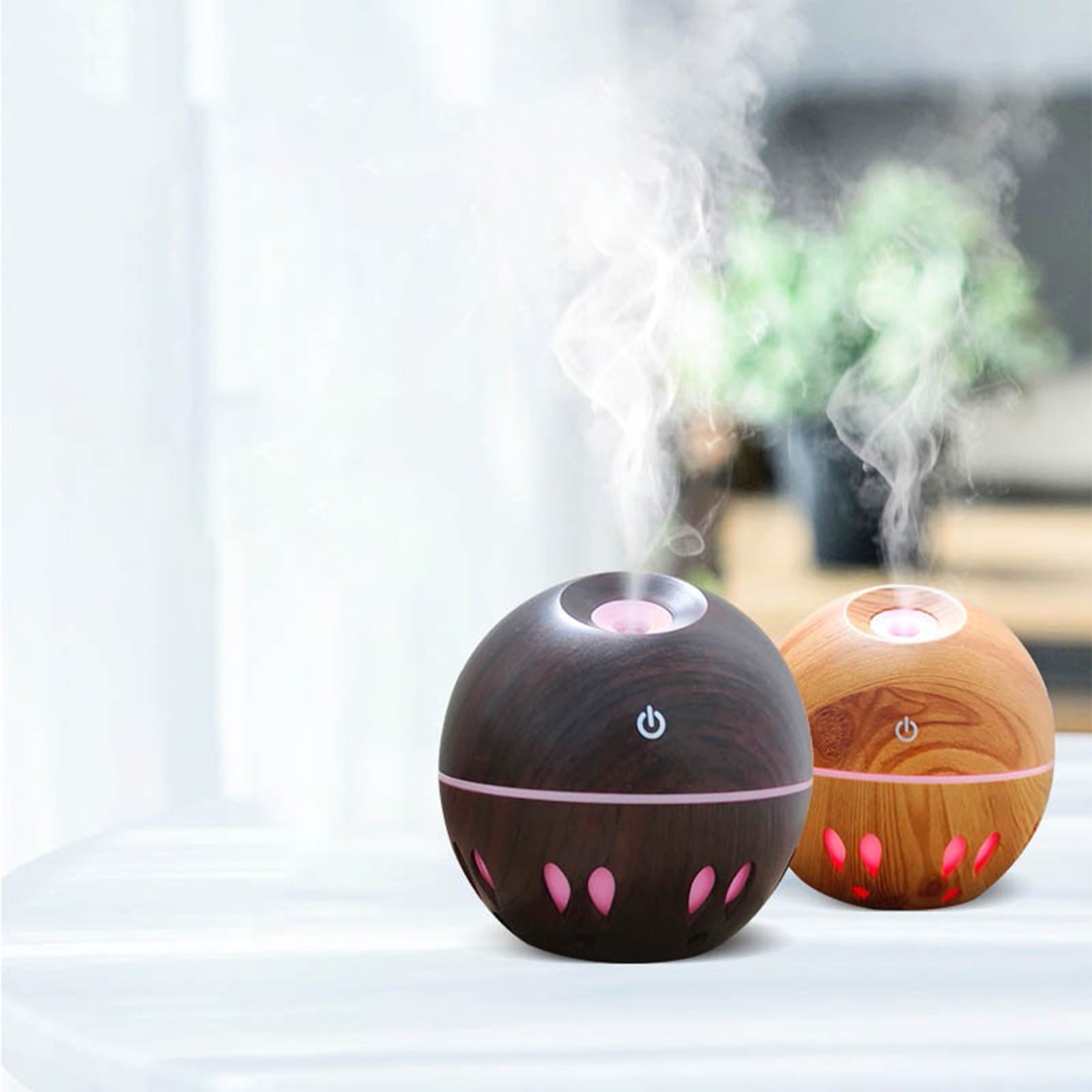 Xihbxyly Difusor de Aroma Portátil, Luz Led de Colores, Humidificación ...