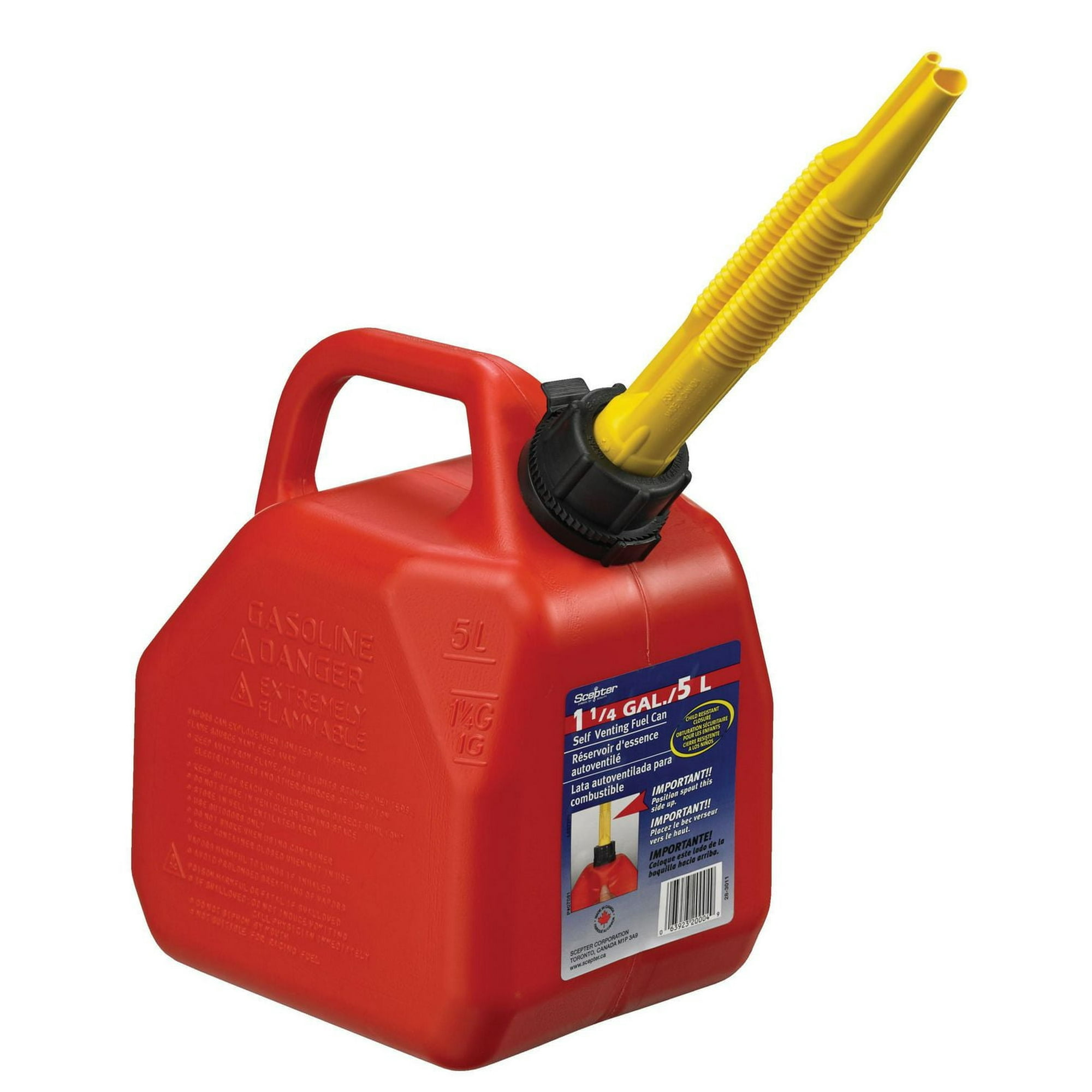 Click here for Scepter 5l Gas Can 5 L prices