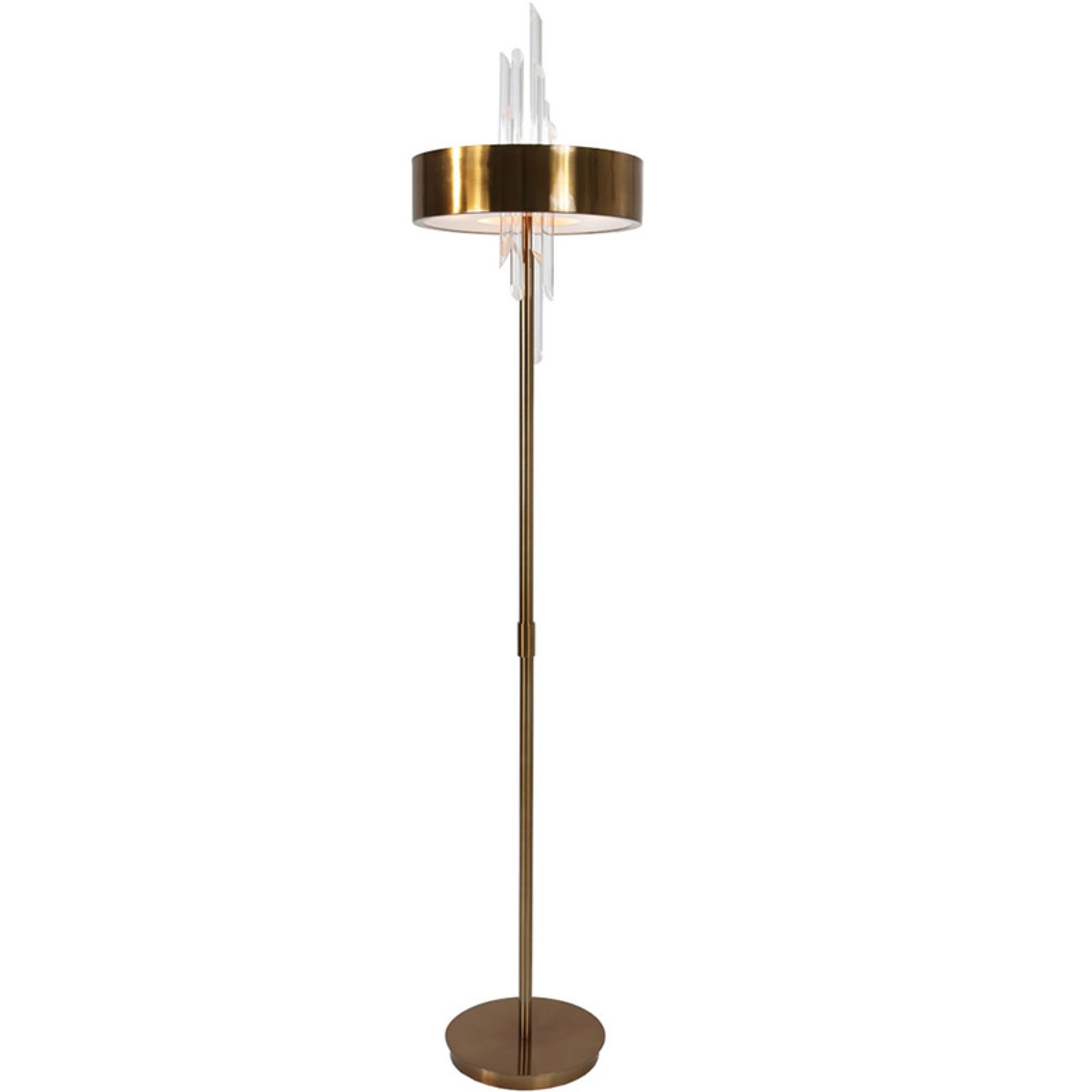 Van Teal Luxe Gold Rush Torchiere Floor Lamp - Walmart.com