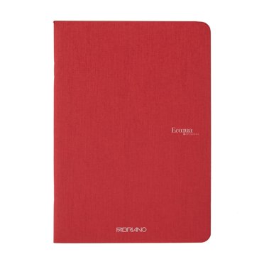 Fabriano EcoQua Original Staple-Bound Notebook, 8.3" x 11.7", A4, Lined ...