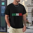 Gabagool Men's Cotton HD Print Short Sleeve T-Shirt Crew Neck Top Black ...