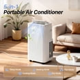 BaPiPro 12000 BTU ASHRAE Portable Air Conditioners with Heater, 5-in-1 ...