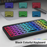 Mini Wireless Bluetooth 5.2 Keyboard 5inch Keycups 7 Color Backlit ...