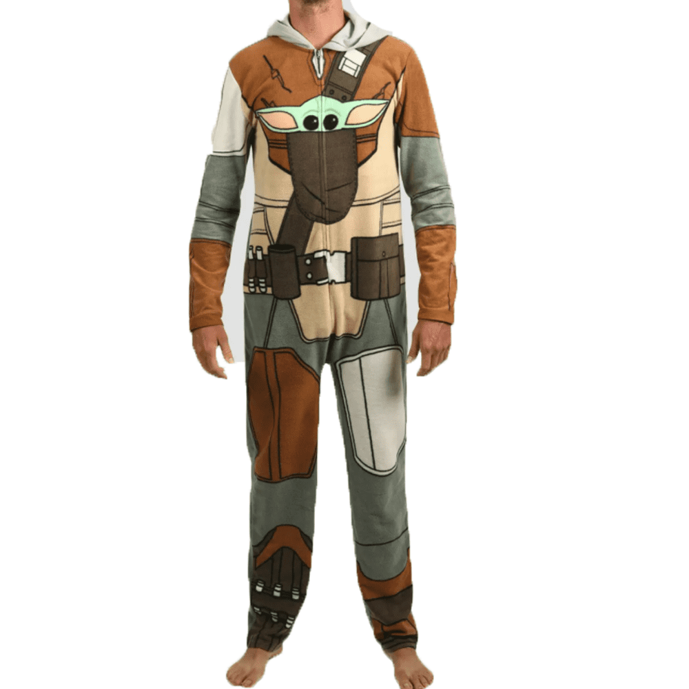 Star Wars The Mandalorian Grogu Full Body Sleep Lounge Pajamas ...