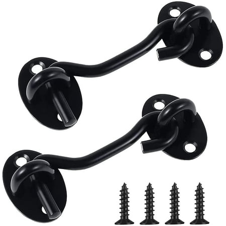 Barn Door Lock, Heavy Duty Solid Stainless Steel Cabin Latch Lock, 2 ...